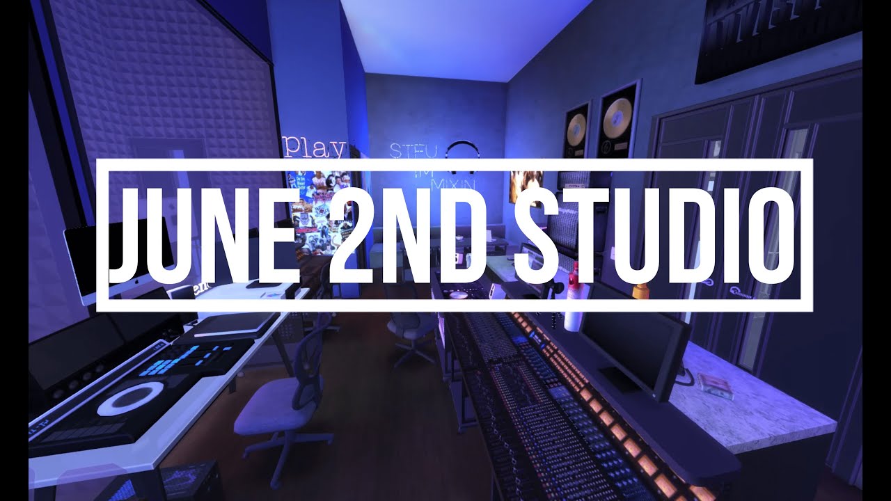June 2nd Studio| Recording Studio| Stop Motion Build | Sims 4 | Now ...
