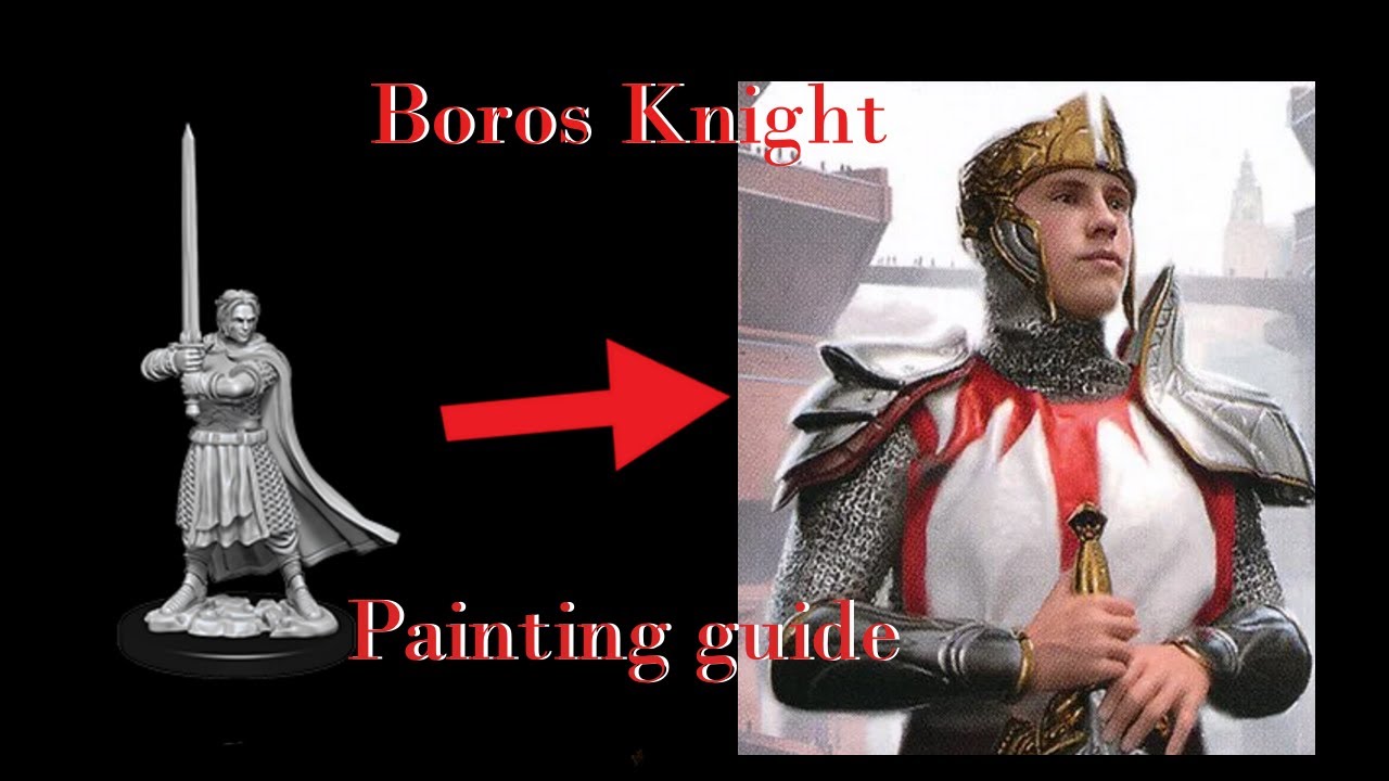 Boros Legion Knight - miniature painting guide - YouTube