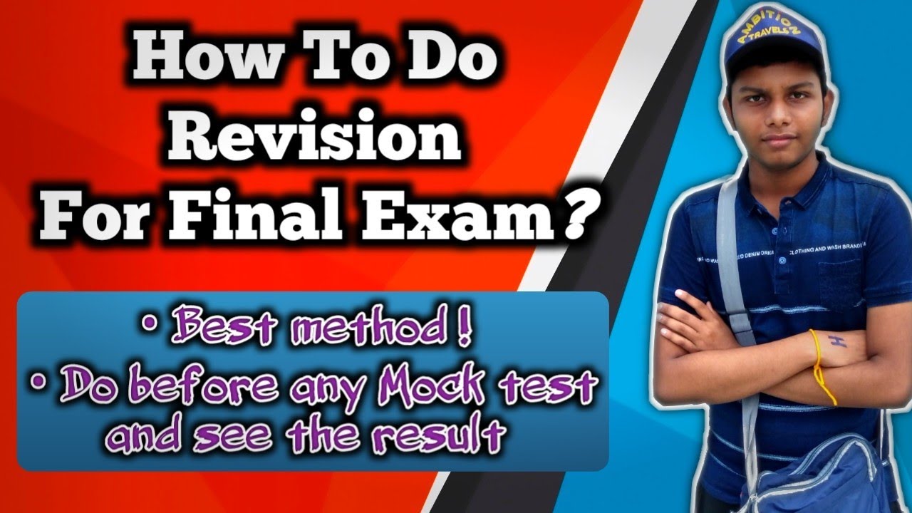 Confused on How to Revise for any mock test or Exam | Best method ...