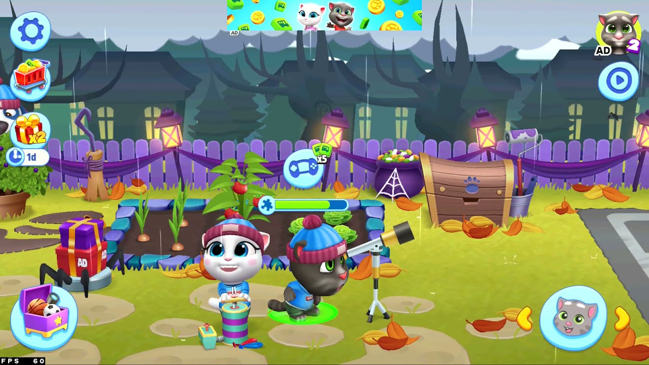 MY TALKING TOM FRIENDS_WALKTHROUGH [IOS, ANDROID] TOM, ANGELA, HANK ...