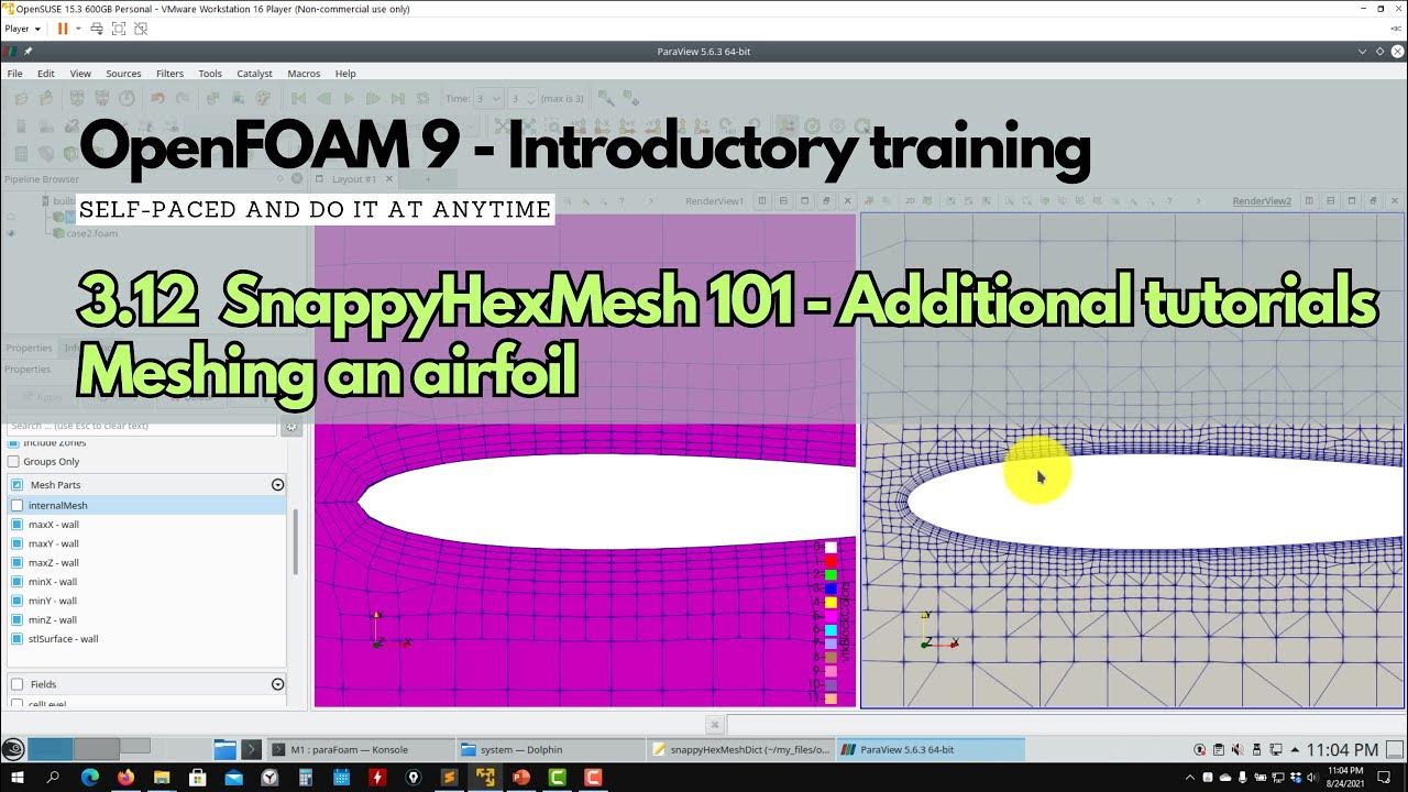 3.12 Module 3 - Meshing in OpenFOAM - YouTube