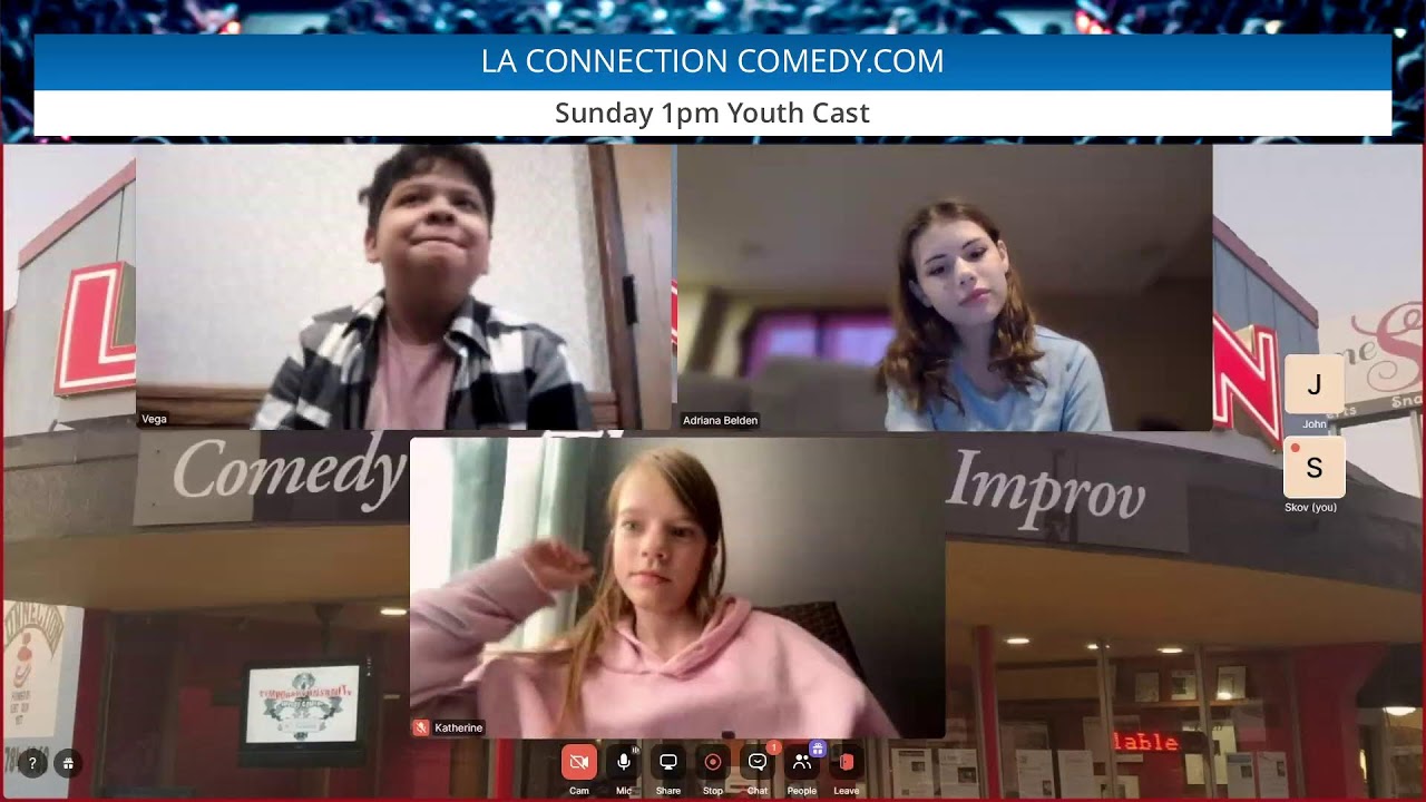 LA Connection Comedy Live Improv Sunday 11am All Ages Cast: 03.17.2024 ...