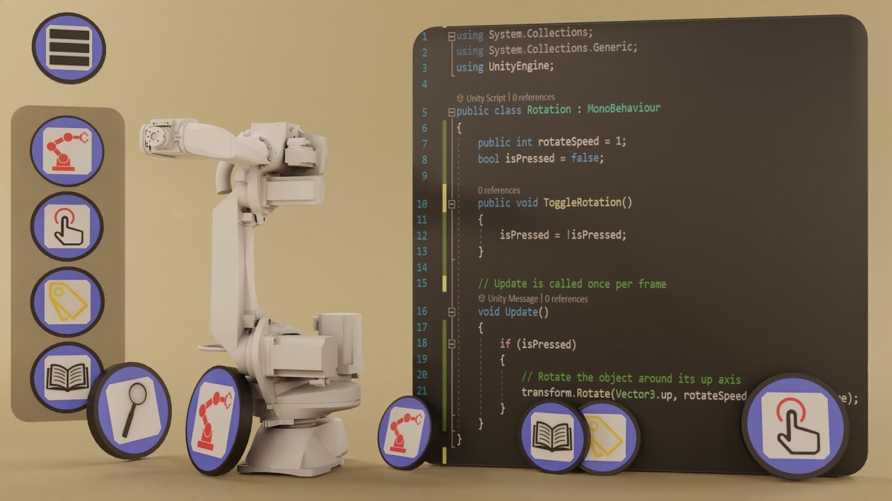 Episode 05B / 6C: Unity Animation from Script • Robot Movement - YouTube