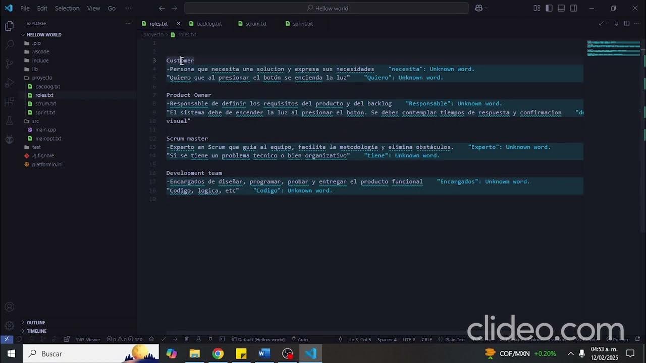 Instalación de Visual Studio Code y ejemplo basico de la metodología ...