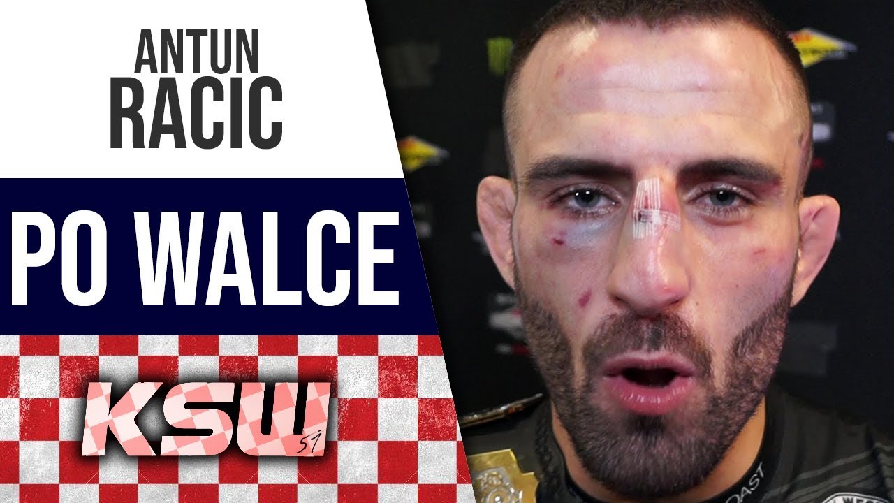[PL] Antun Racic pierwszym mistrzem wagi koguciej KSW: Jestem ...