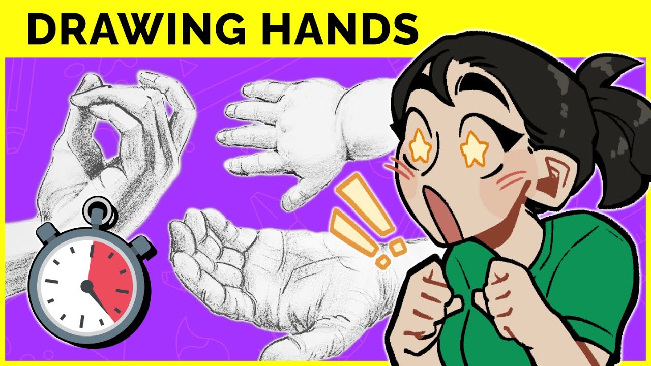 🔴 Mastering Hands with the GSL Method – Timed Drawing Challenge! ️ ...
