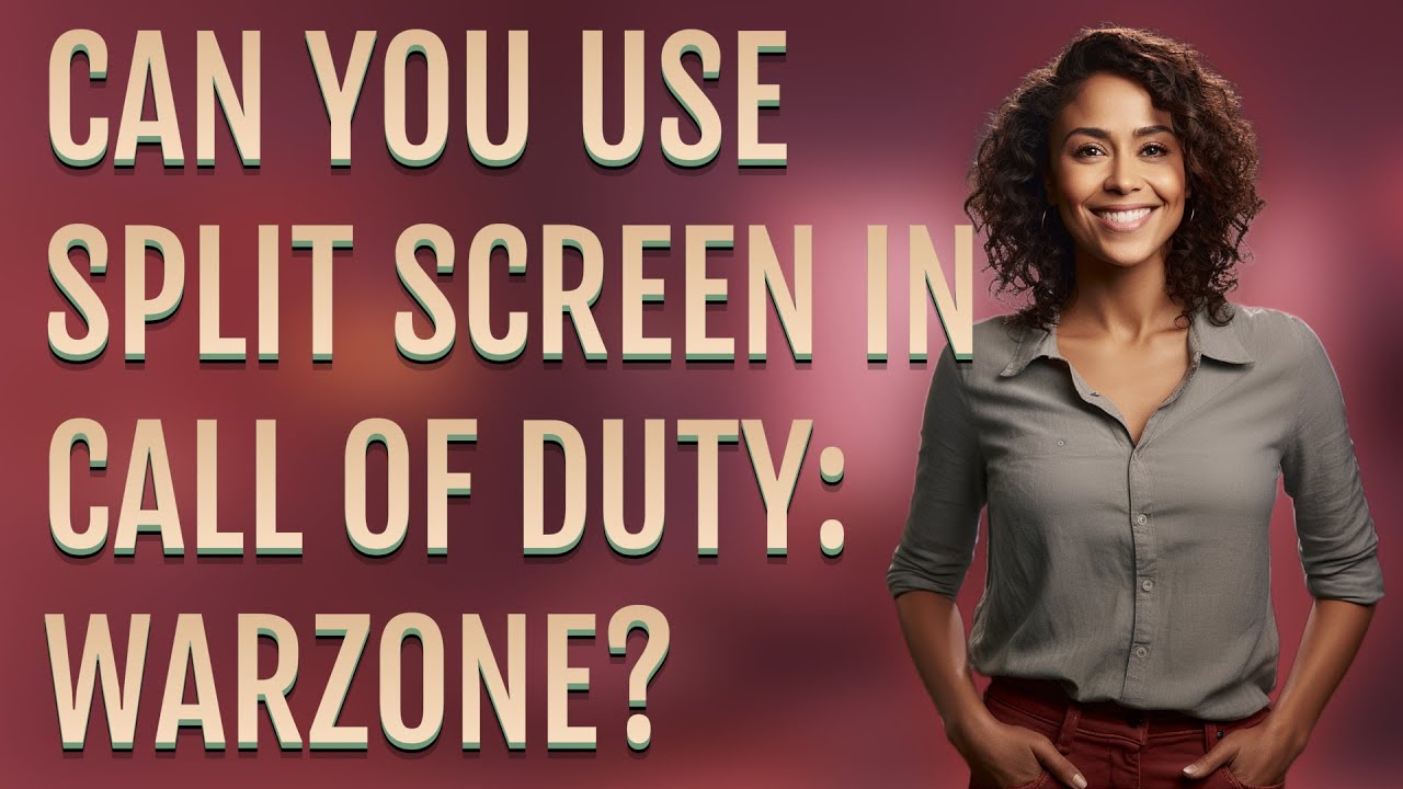 Can you use split screen in Call of Duty: Warzone? - YouTube