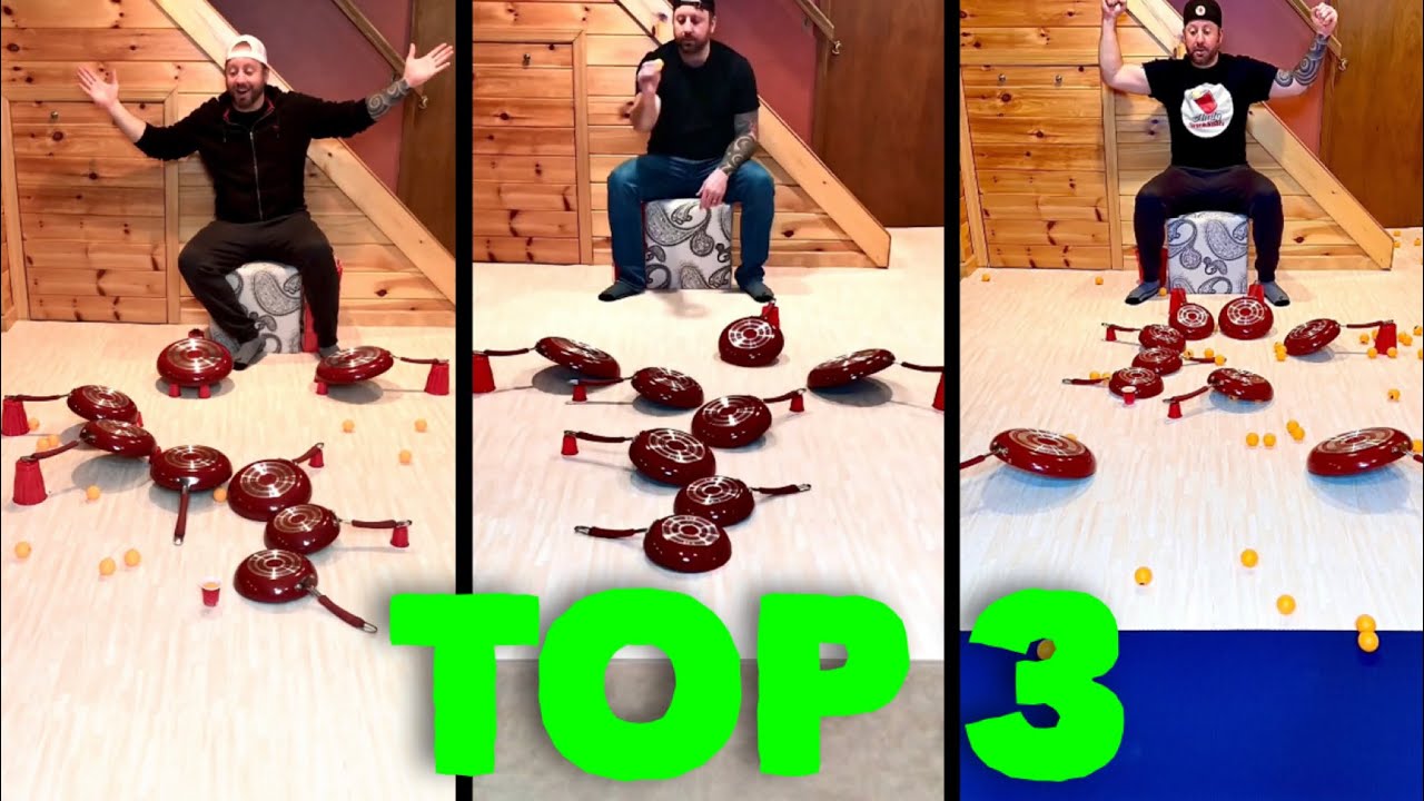 Ping Pong Ball Trick Shots (TOP 3) #trickshots #trickshot #potsandpans ...