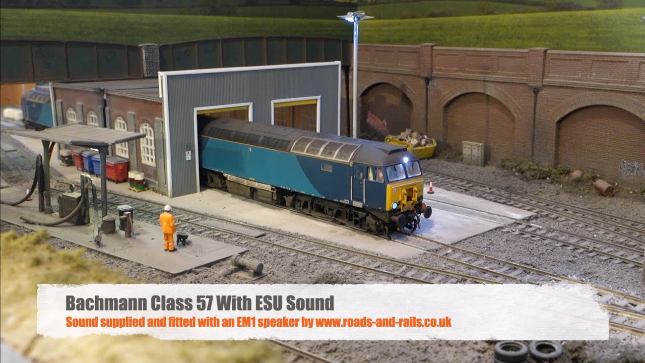 Class 57 With ESU Sound And An EM1 Speaker - YouTube