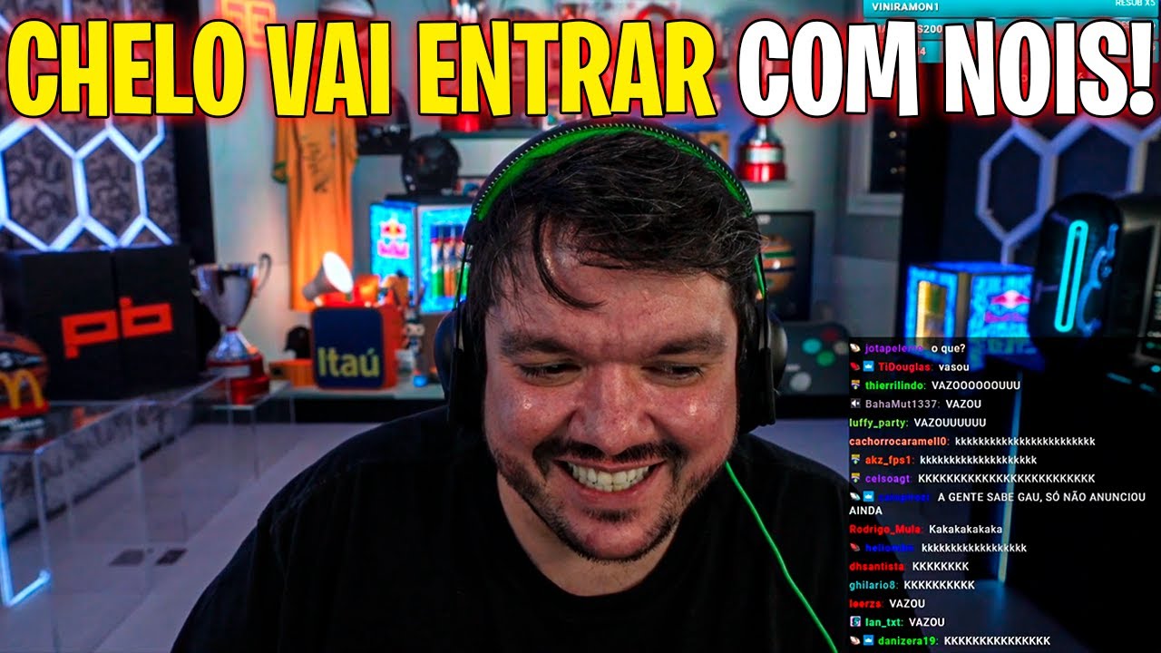 GAULES VAZOU O CHELO ANTES DO ANUNCIO!! KKKKKKKKKKKKKKKKKK - YouTube