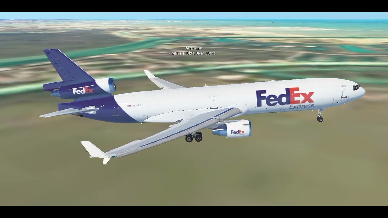 INFINITE FLIGHT FedEx MD-11 delivers to Freeport, Grand Bahamas. - YouTube