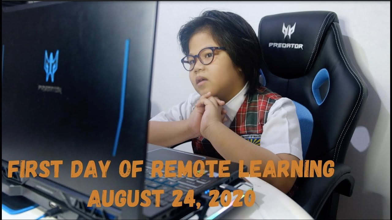 My First Day of Remote Learning - YouTube