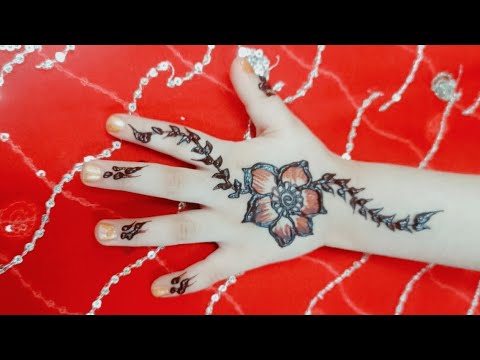1 Minute Small Henna Design🌼|| Baby Girl Hanna Design🌸|| Henna By Huda ...