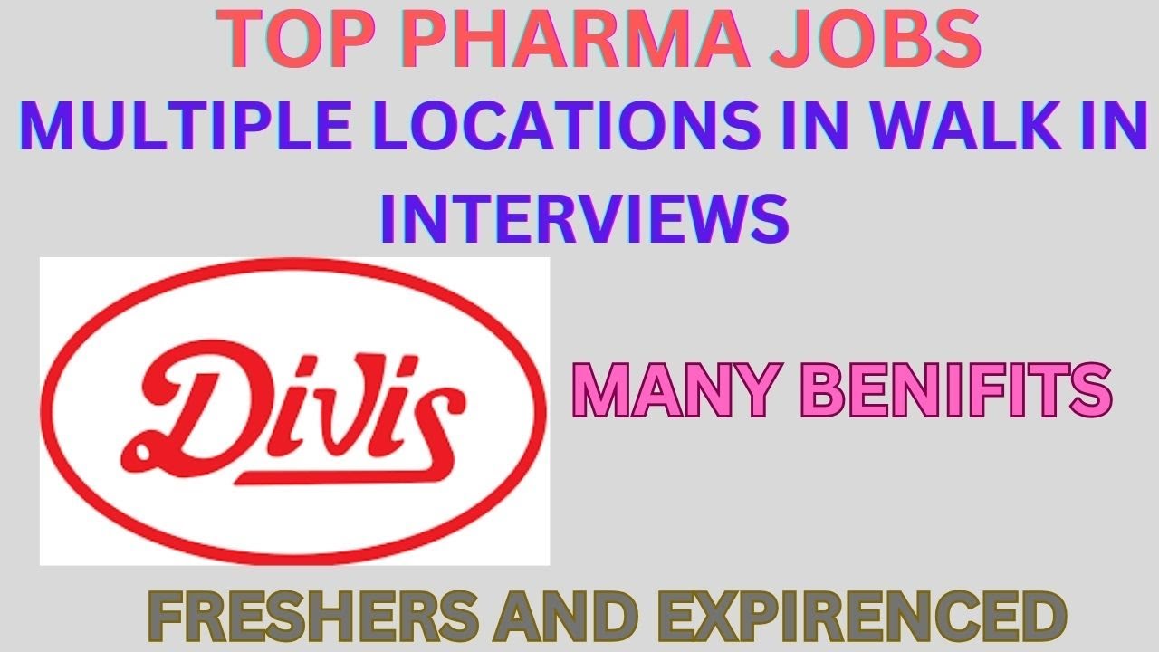 DIVIS LABS LATEST JOBS NOTIFICATIONS 2025 - YouTube