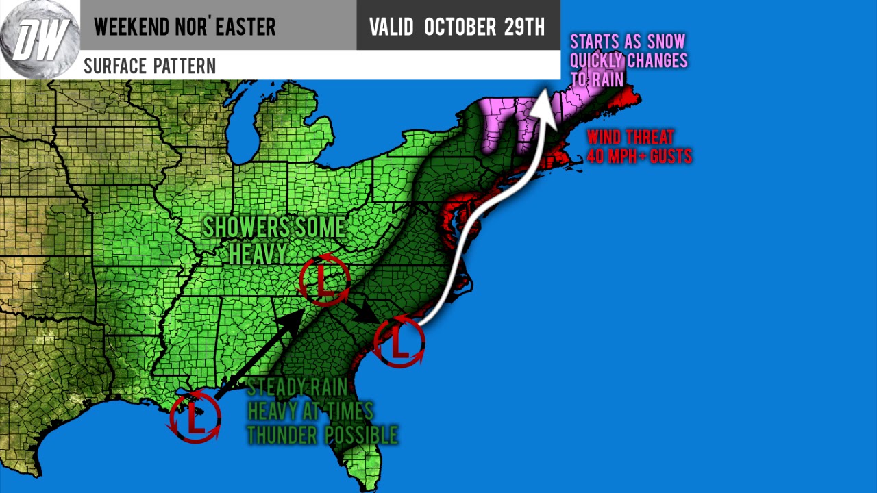 Weekend Nor' Easter - YouTube