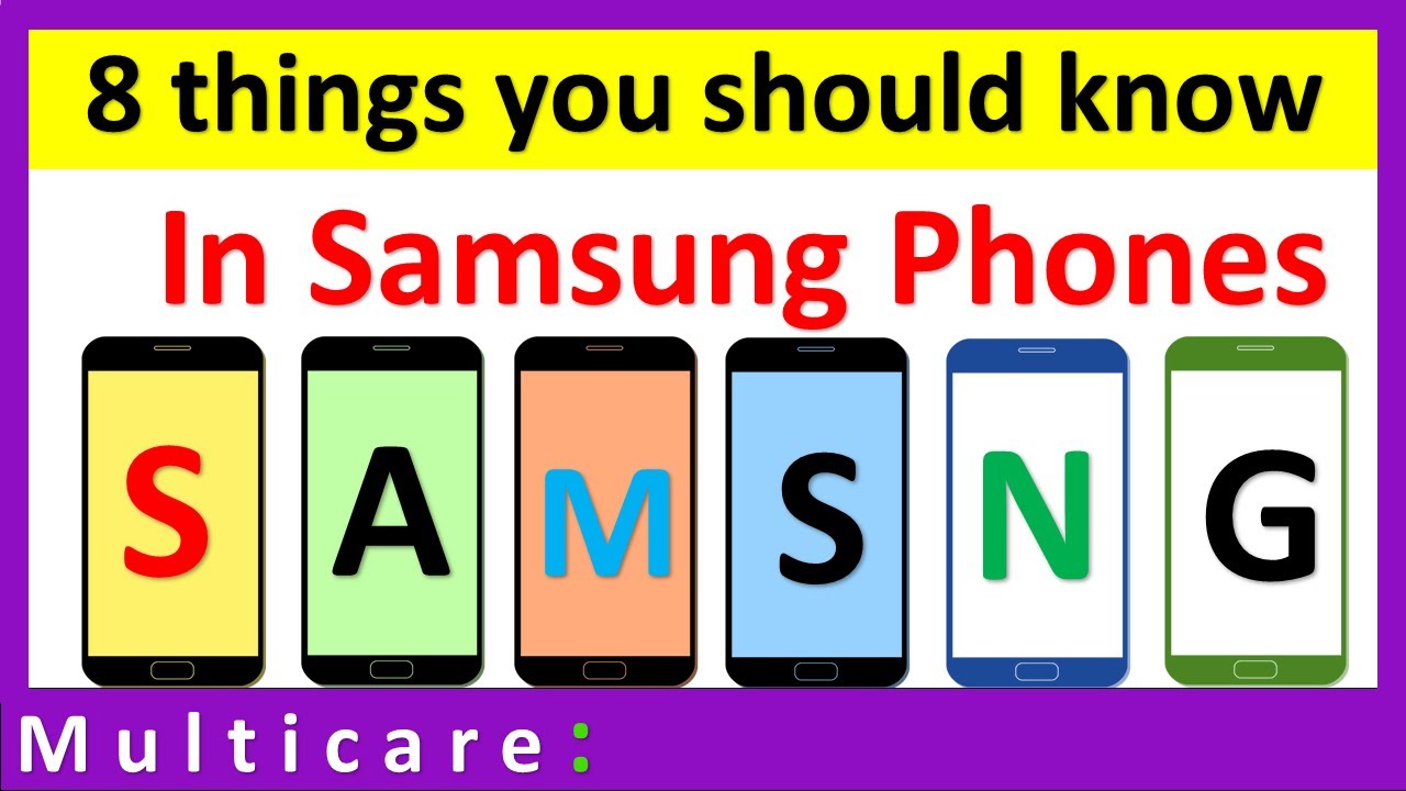 8 common settings you should know in Samsung phone - YouTube