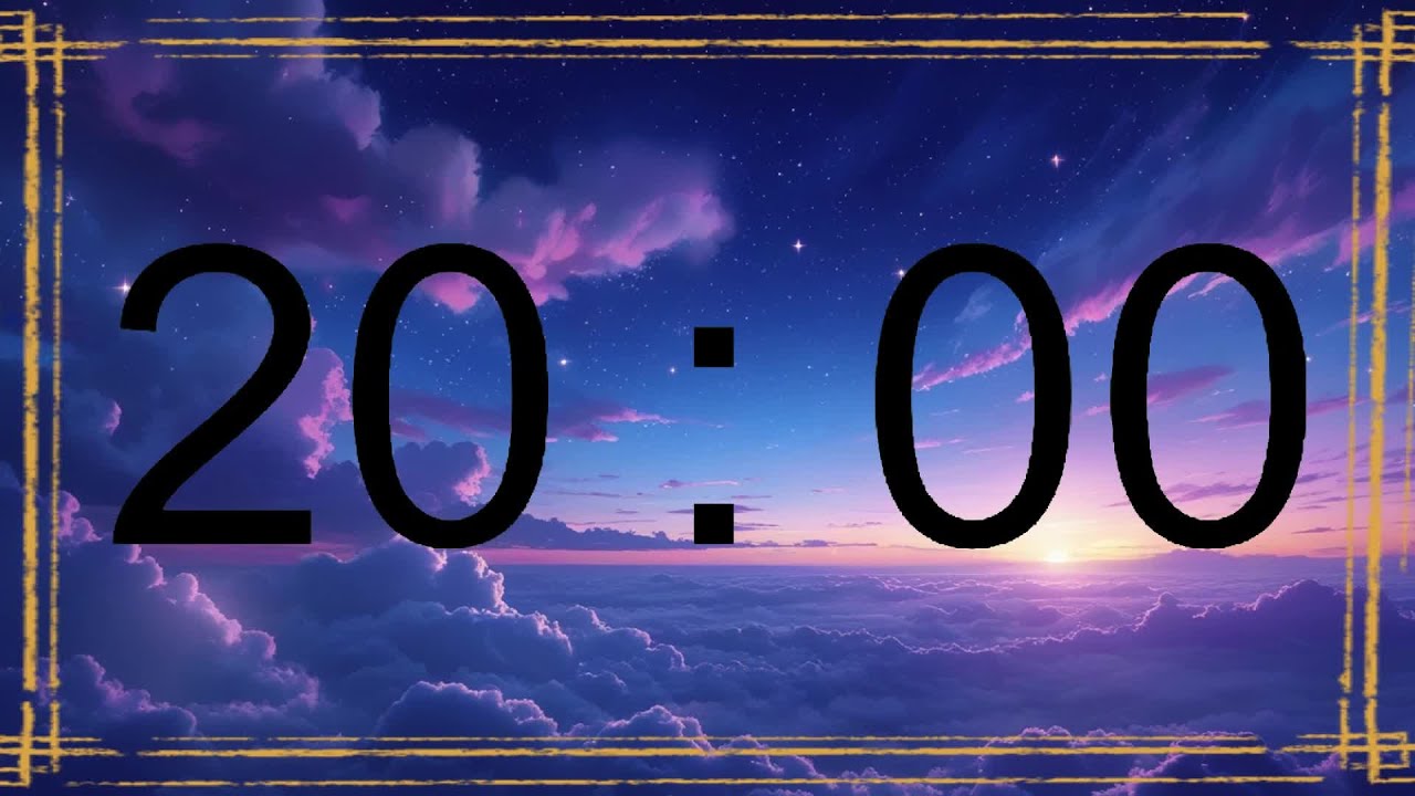20 Minutes Countdown Timer - YouTube