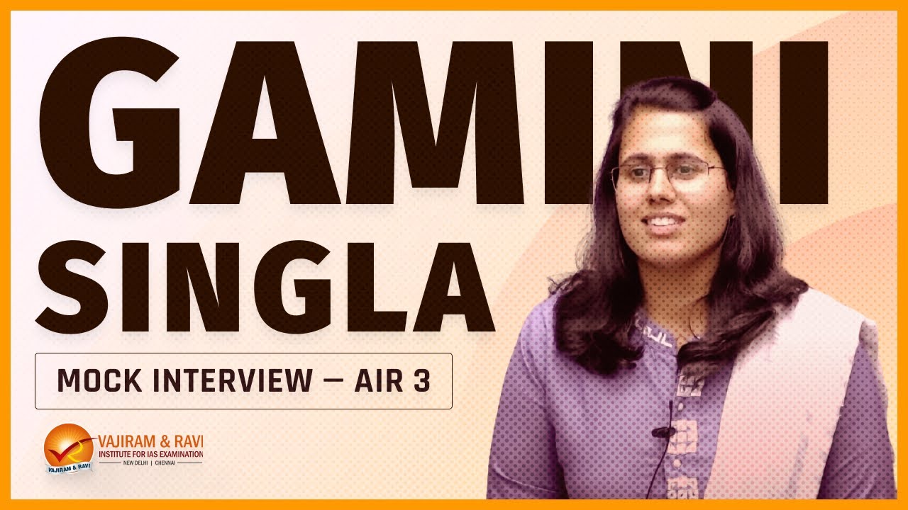 GAMINI SINGLA AIR 03 | UPSC CSE 2021 IAS | Vajiram & Ravi - YouTube