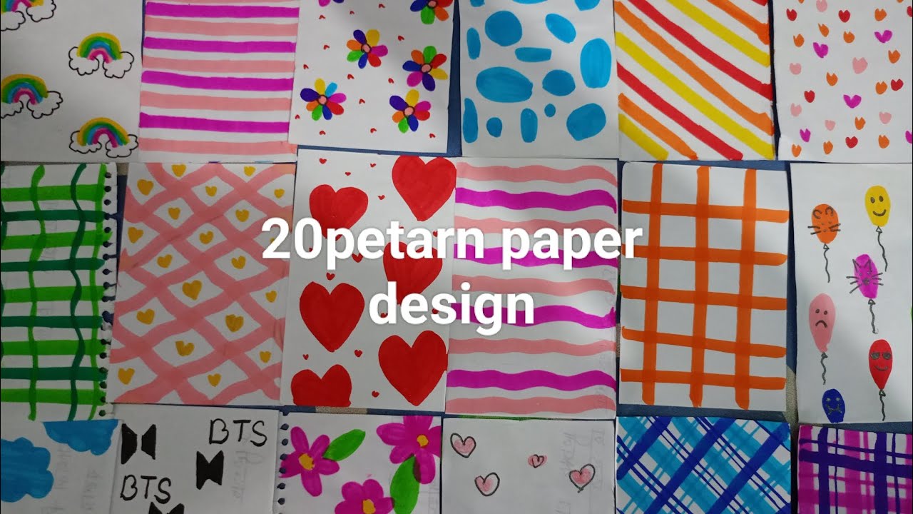 20 petarn paper design/petarn paper/journal supplice/journal/home made ...