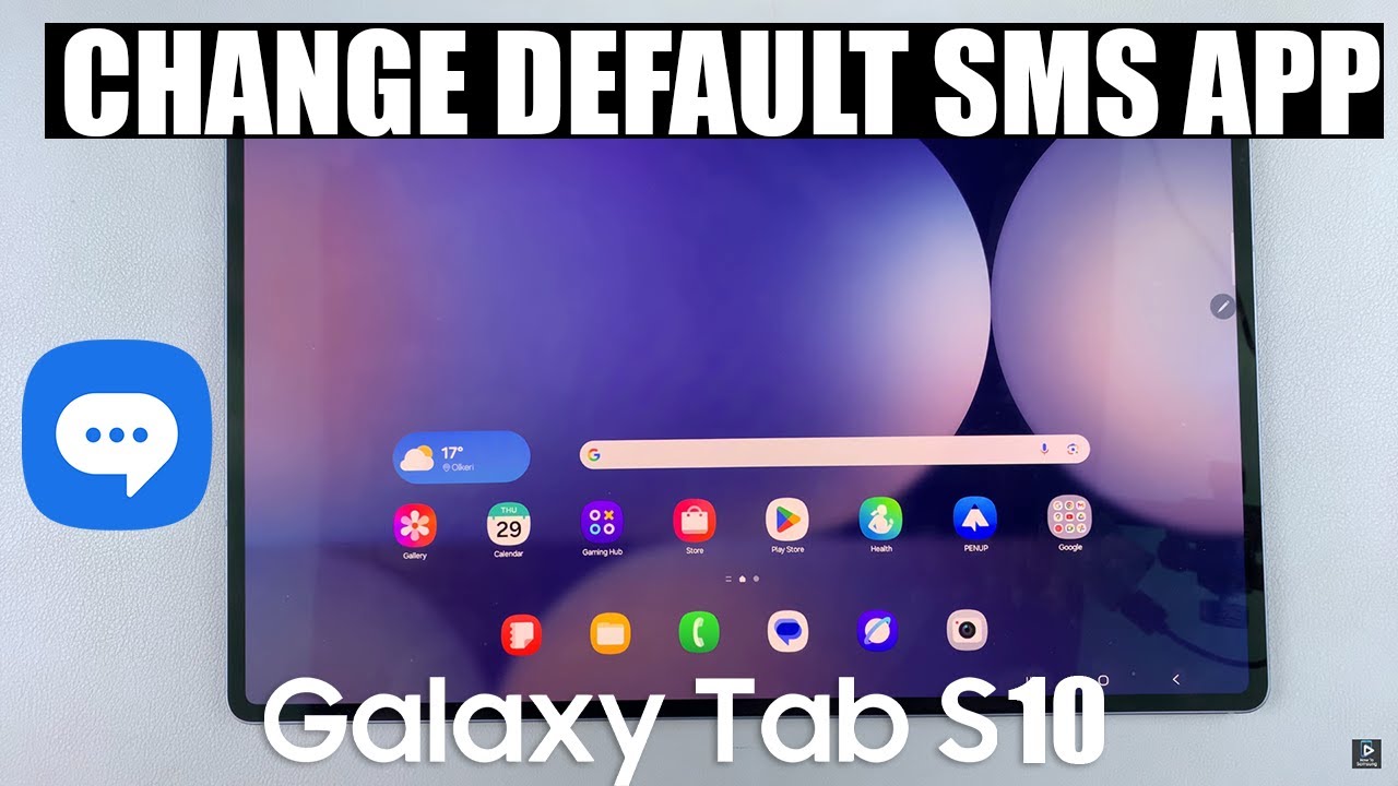 How To Change Default Messaging App On Samsung Galaxy Tab S10 / S10 ...