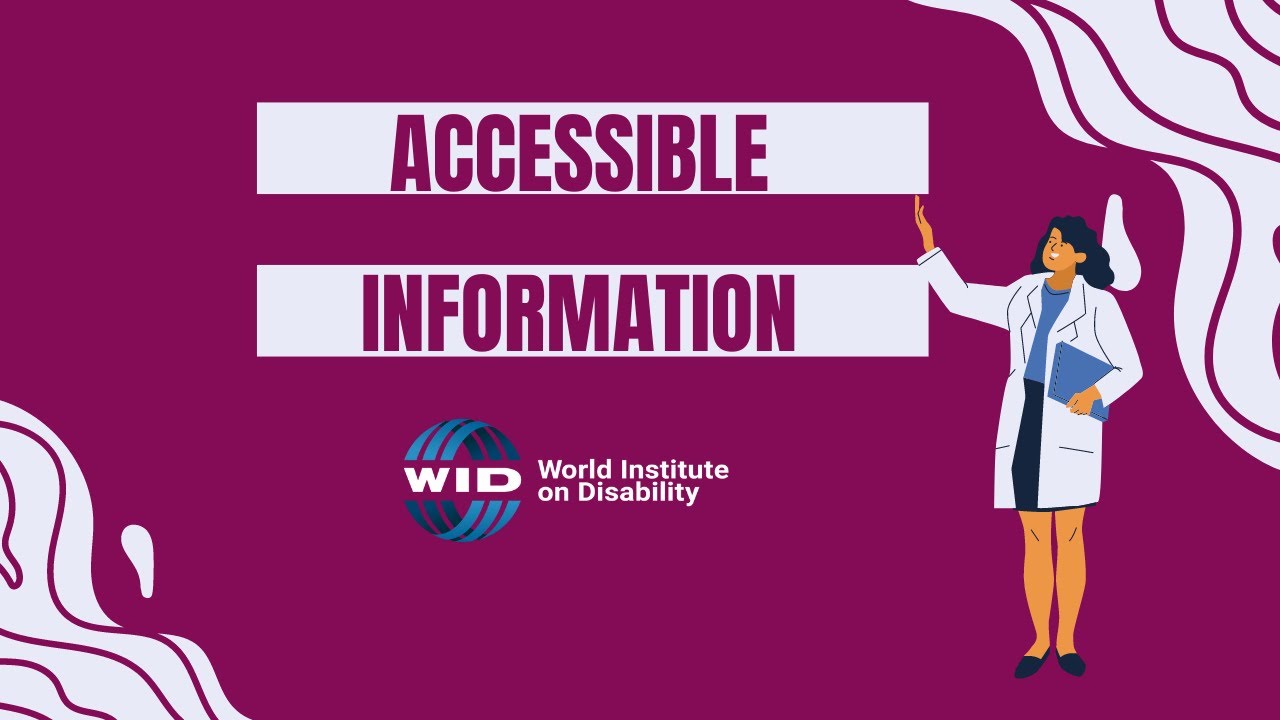 Accessible Information - YouTube