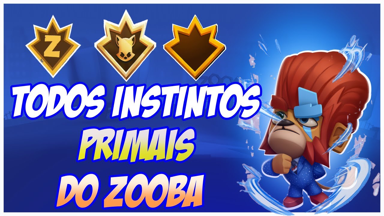 Todos instintos primitivos da nova atualização do Zooba - YouTube