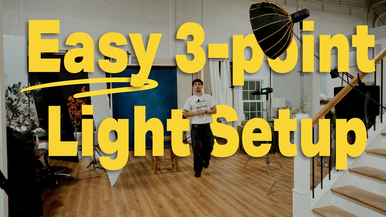 How I Light Headshots with a Simple 3-Point Setup (Canon 5D Mark IV ...