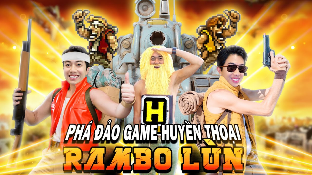 CrisDevilGamer phá đảo game huyền thoại Rambo Lùn | Metal Slug ...