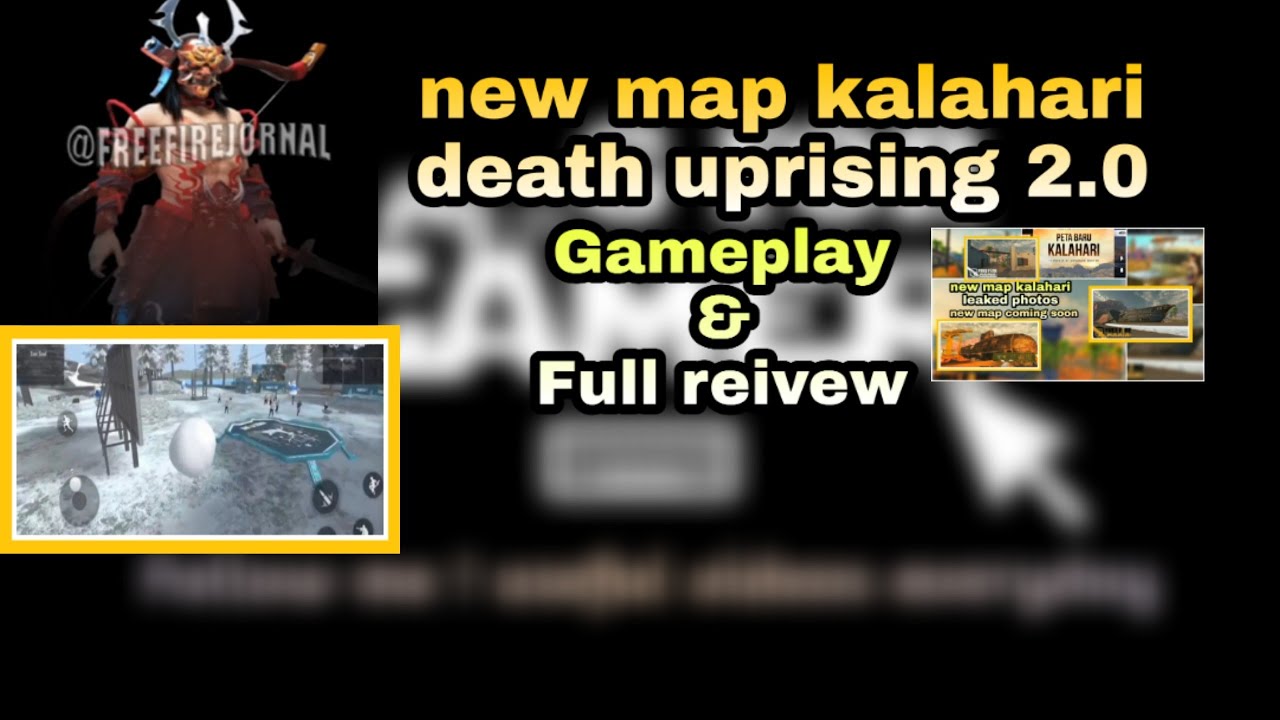 New map kalahari, death uprising 2.0 game play &full review/ G FOR ...