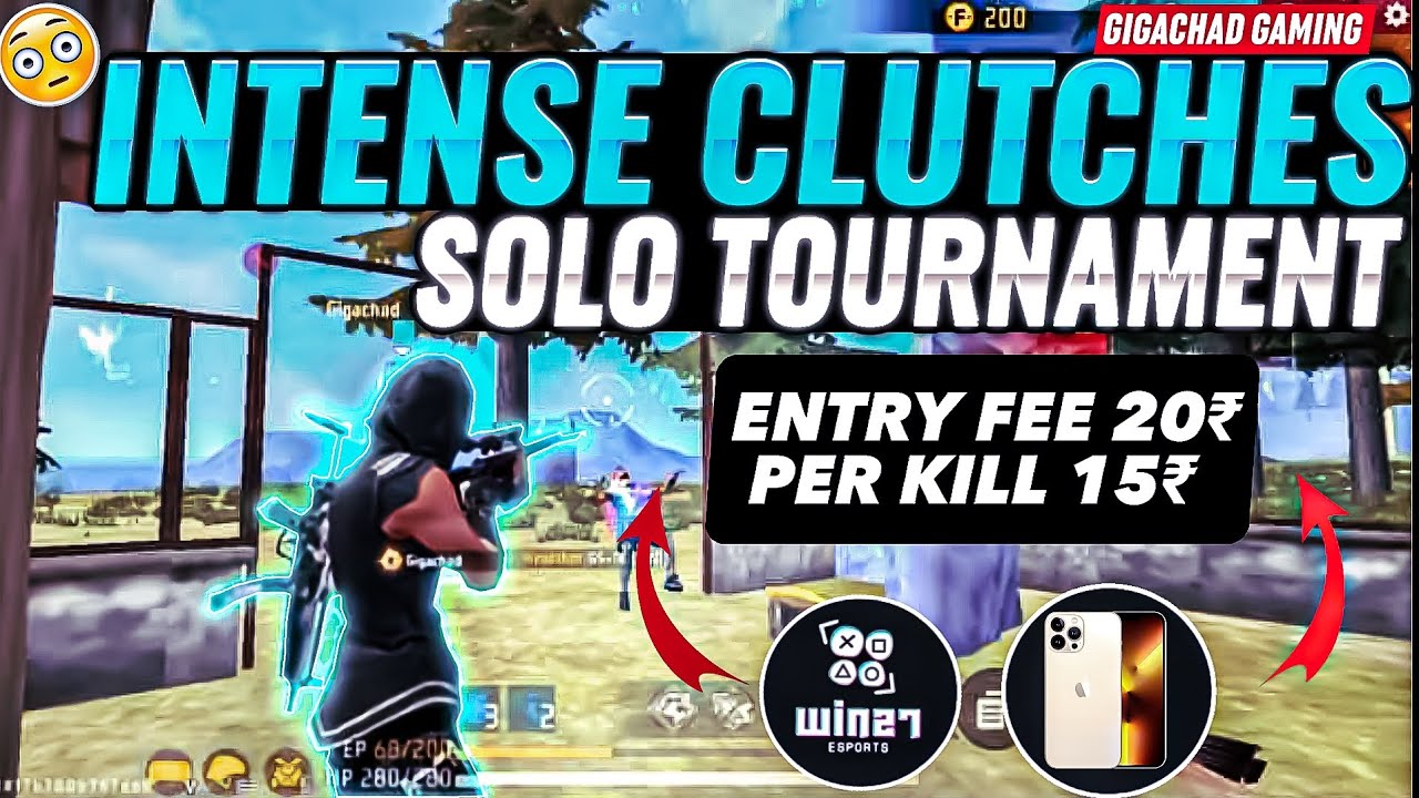 One of my most Intense Solo Tournament 💀 Win27 Tournament 🤑 How to ...