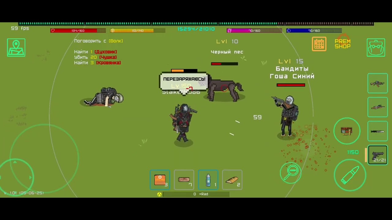 Zombi go on quarantine! Pocket ZONE 2 - GLOK 18 modified! - YouTube