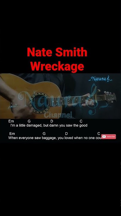 Nate Smith - Wreckage Guitar Chords Lyrics #shorts - YouTube