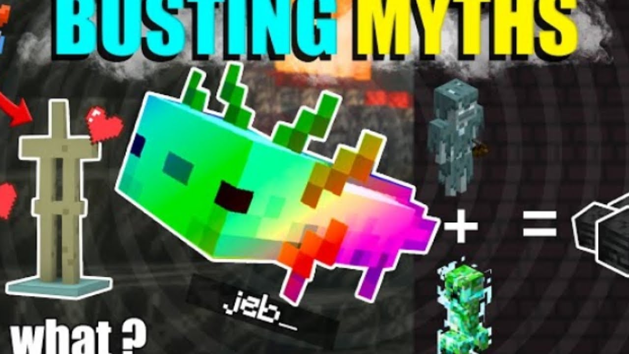 TOP 8 MYTHS IN MINECRAFT - YouTube