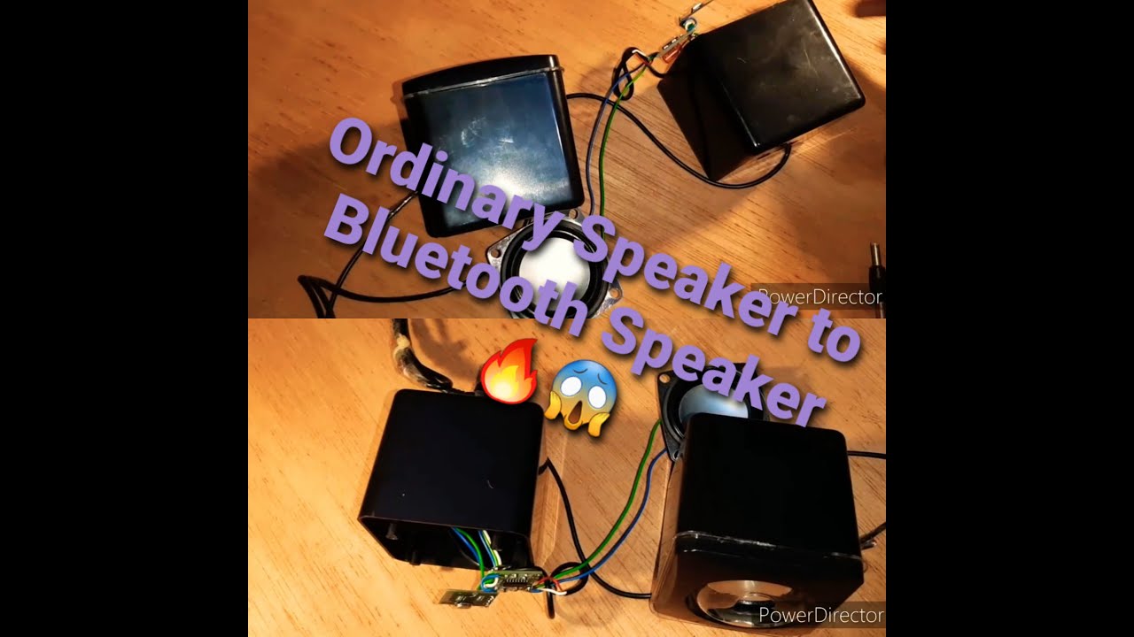How to make ordinary speaker to Bluetooth Speaker at Home. - YouTube