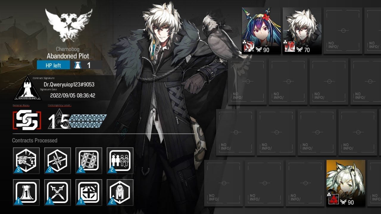 Arknights CC#8 Rotating map day 7 (Abandoned Plot) max risk clear, 3 ...