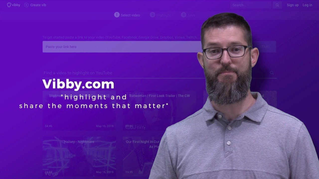 Using Vibby.com to Highlight and Share Video Selections - YouTube