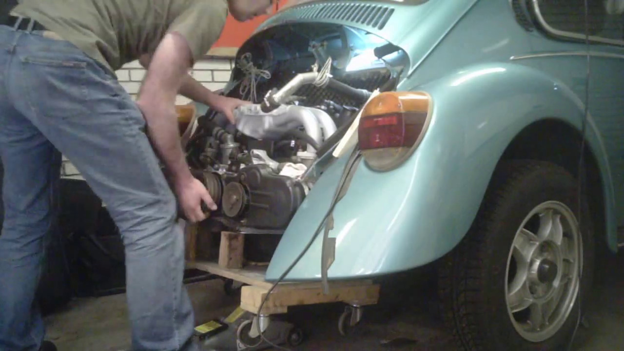 Installing an Alfa Romeo boxer engine into a VW beetle - YouTube