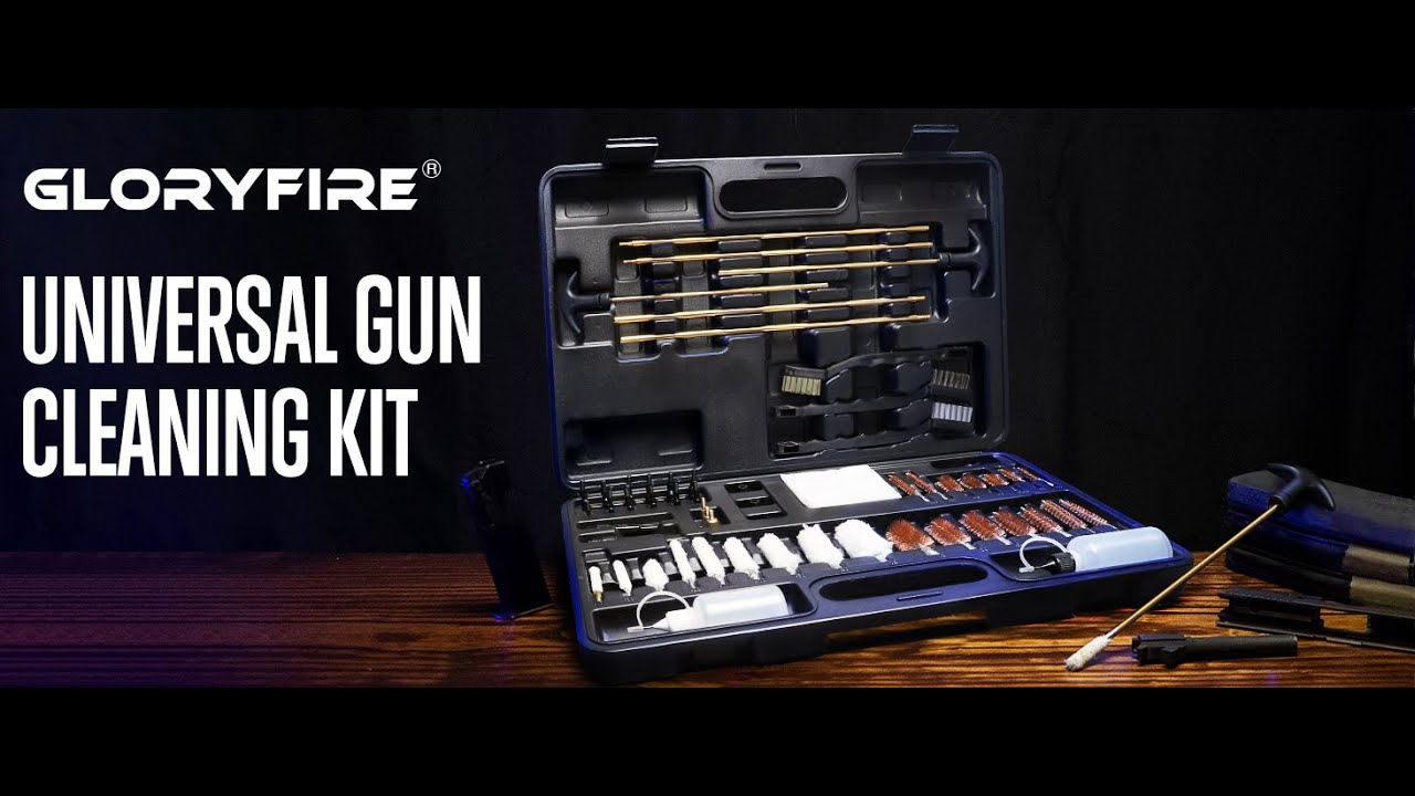 GLORYFIRE Universal Gun Cleaning Kit ALL IN ONE - YouTube