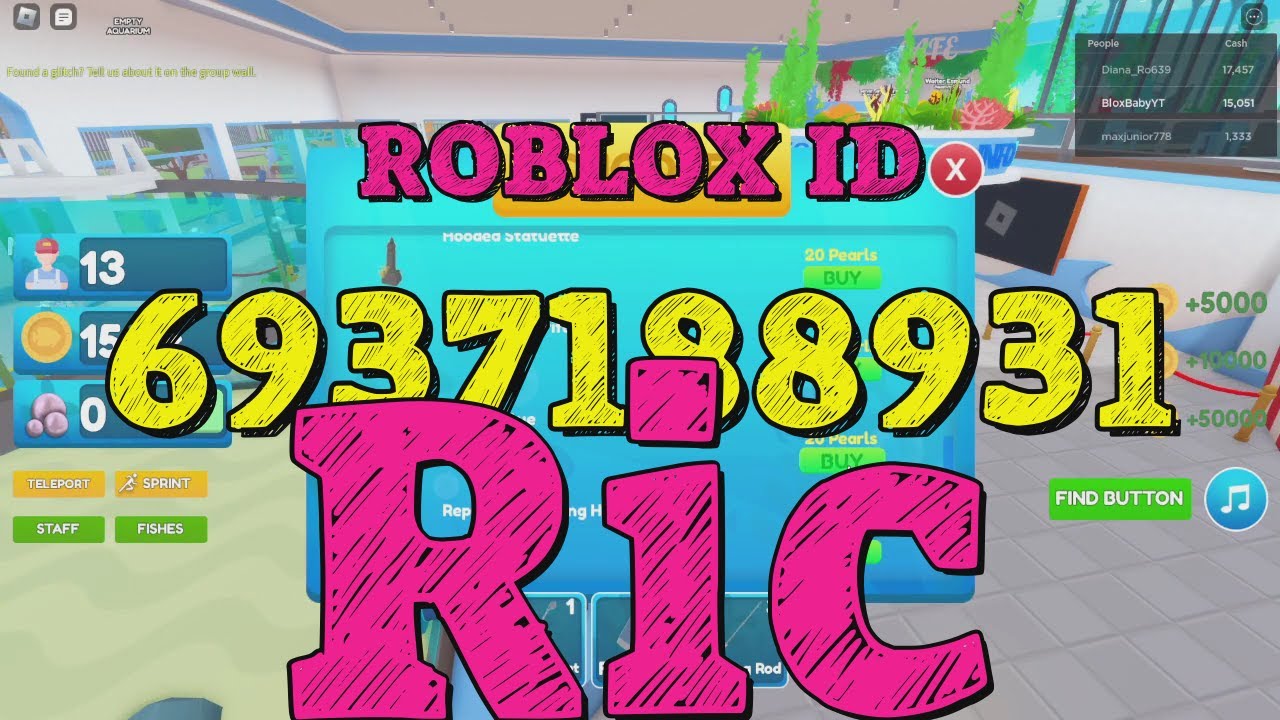 RIC Roblox Song Codes - YouTube