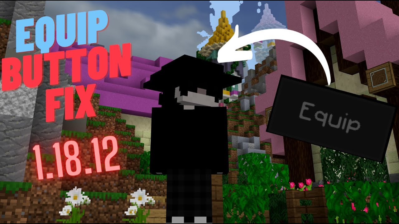 1.18.12 How to Fix Equip Button Glitch! (Works on Hive etc) - YouTube