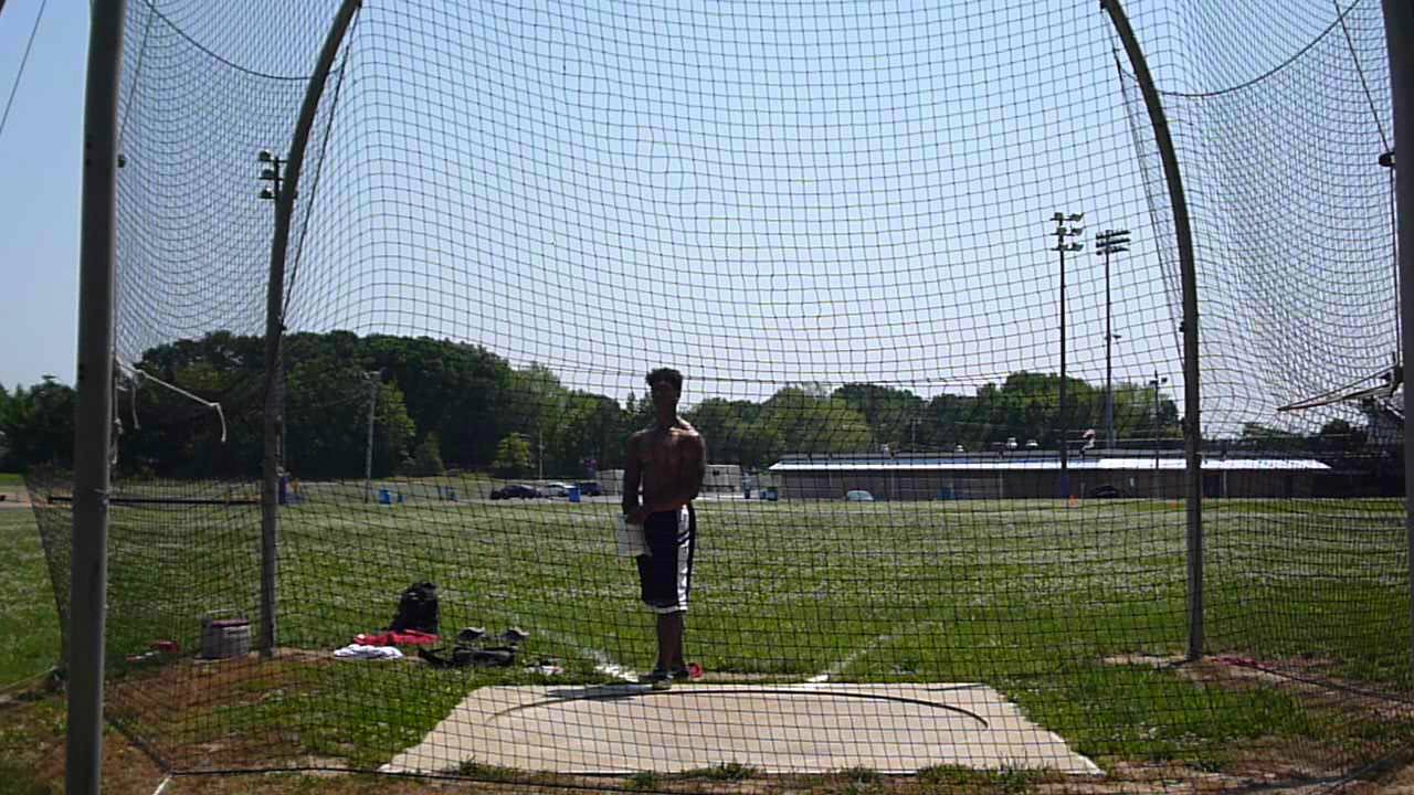 Sam Mattis Discus stand Throw Practice Before Nationals 2012 .MOV - YouTube