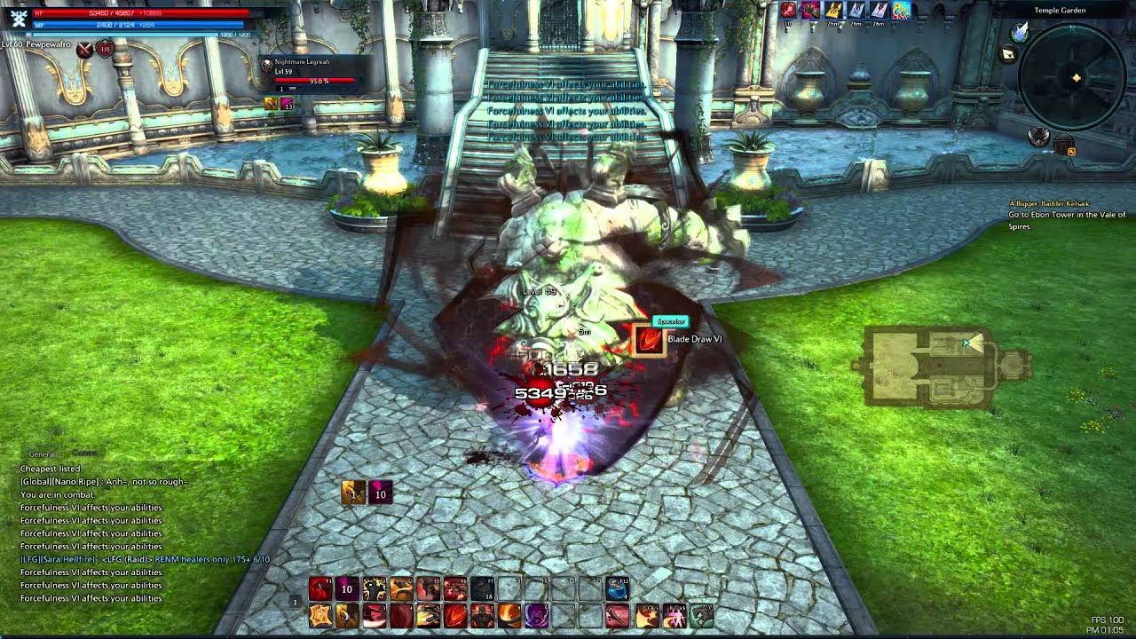 TERA End Game Warrior Guide Episode 1 - Balder's Temple - YouTube