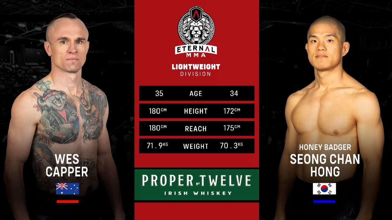 Eternal MMA 82 - Wes Capper vs Seong Chan Hong - MMA Fight Video - YouTube