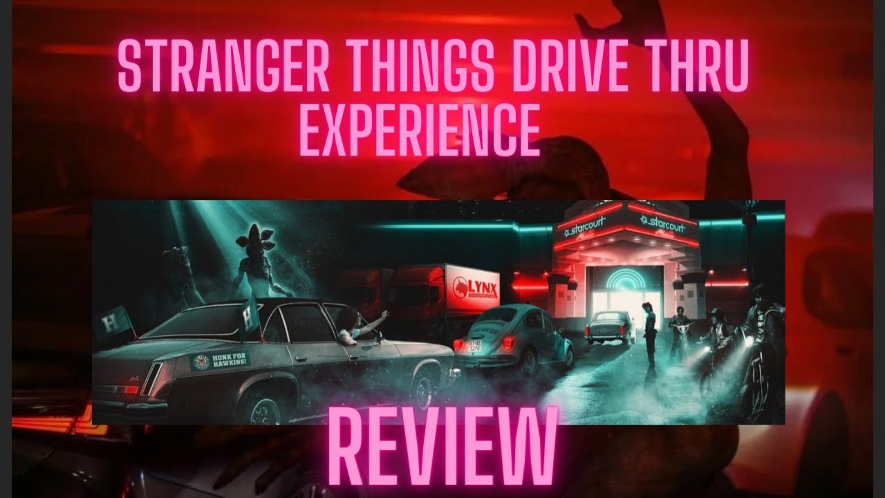 Stranger Things Drive-Thru Experience, LA - REVIEW - YouTube