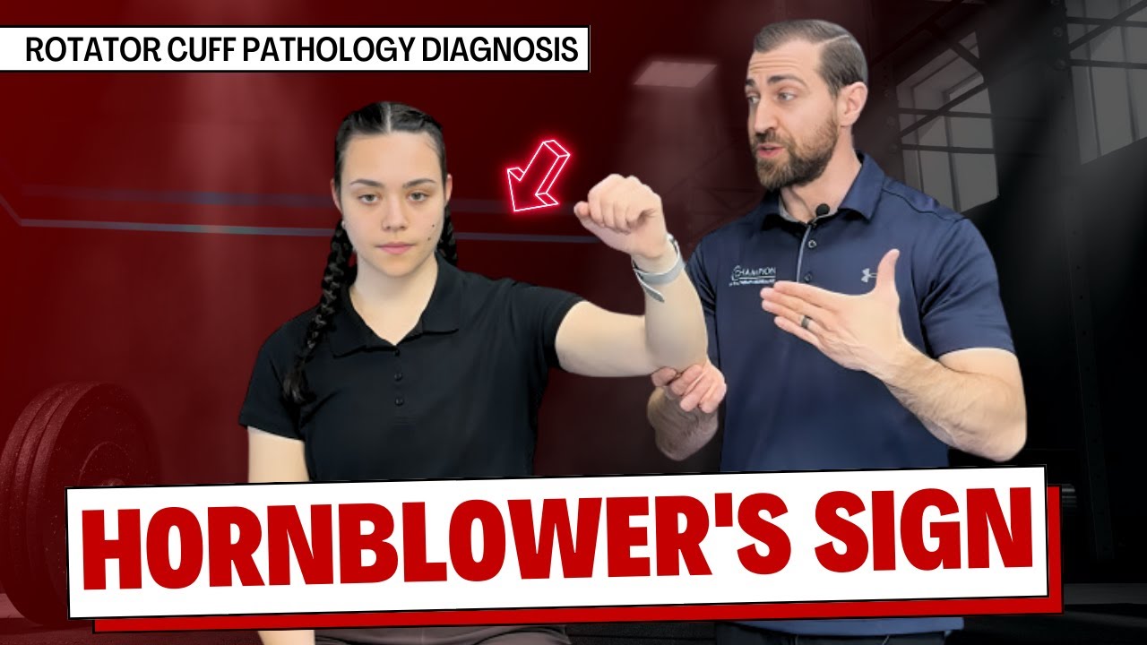Hornblower's Sign for Rotator Cuff Pain Assessment - YouTube