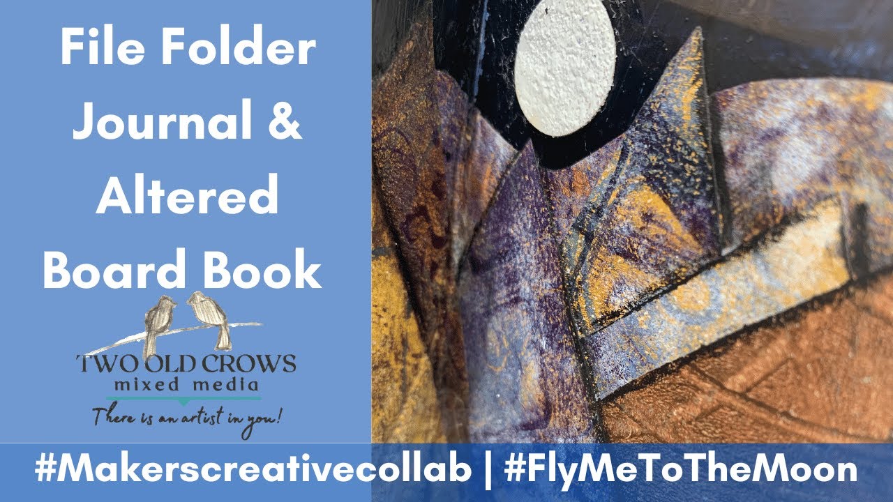 File Folder Journal | Altered Board Book for #Makerscreativecollab - YouTube