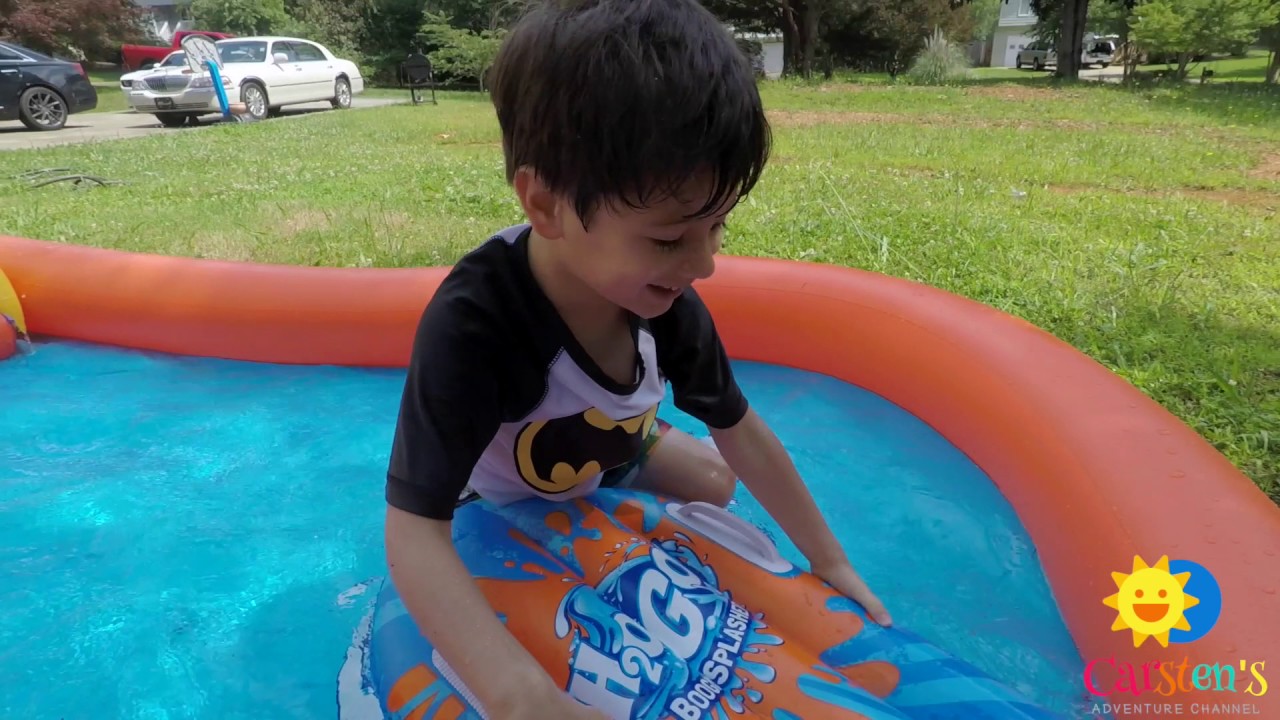 H20GO! Boogie Splasher Waterslide Pool FUN Carstens Adventure Channel ...