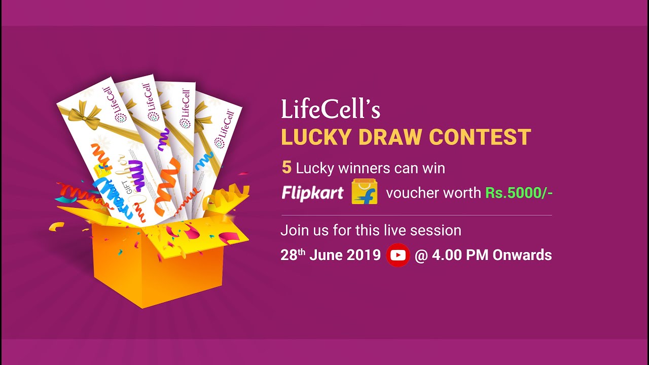 LifeCell Lucky Draw - Win Flipkart Voucher Worth Rs.5000/- - YouTube