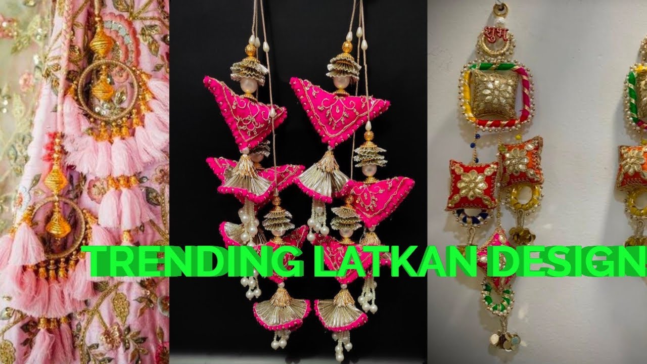 LATEST LATKAN DESIGN , WEDDING AND PARTYWEAR LATKAN - YouTube