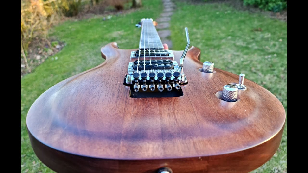 Mahogany neck through new carve top Episode 1 - YouTube